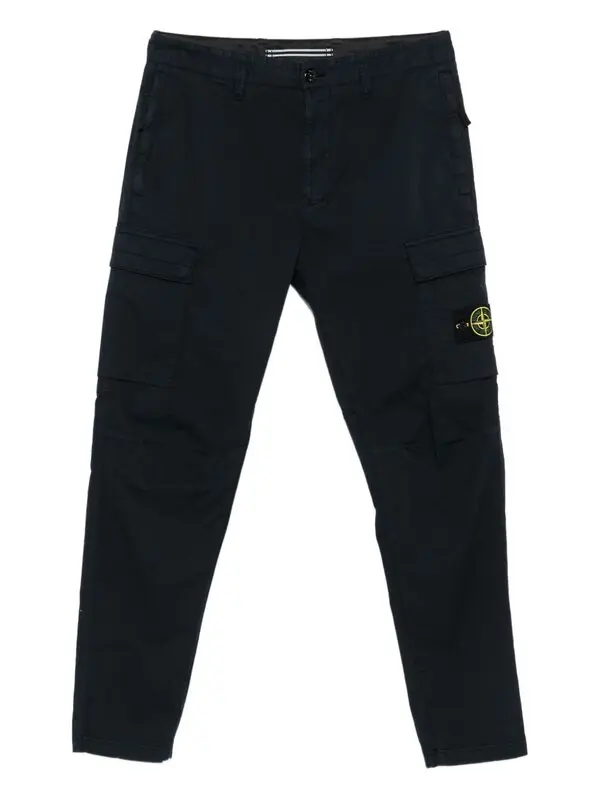 Stone Island Cotton Cargo Trousers - Multicolor