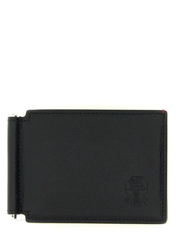 Brunello Cucinelli Wallet With Clip - Black