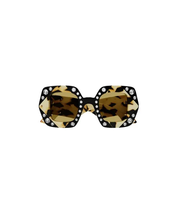 Gucci Geometric Frame Sunglasses