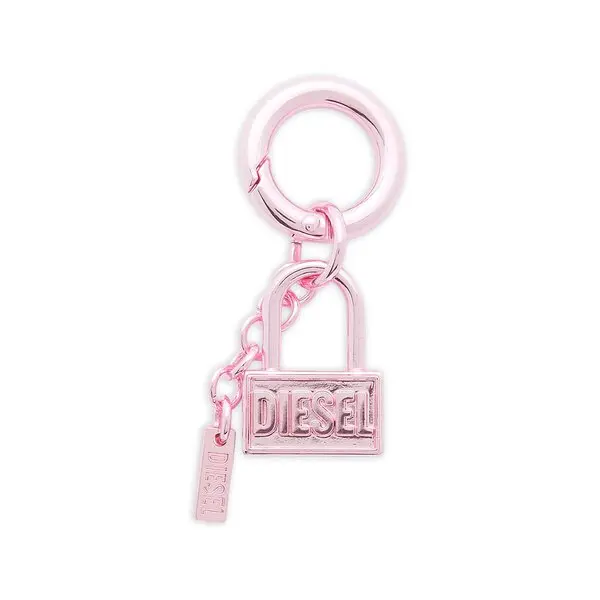 DIESEL® Padlock Charm With Logo Detail - Pink