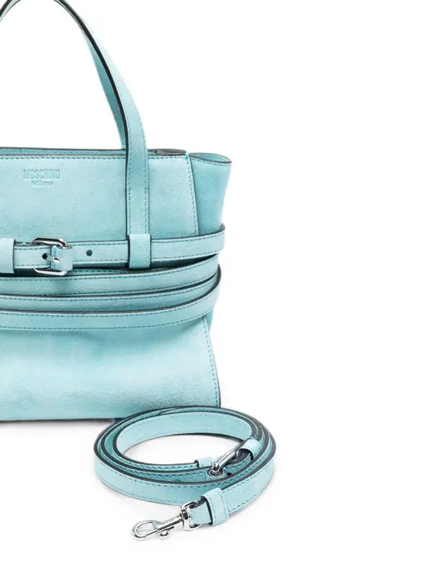 Moschino Tie Me Leather Handbag - Multicolor