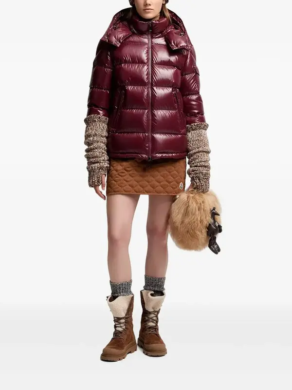 Moncler Maire Hooded Short Down Jacket