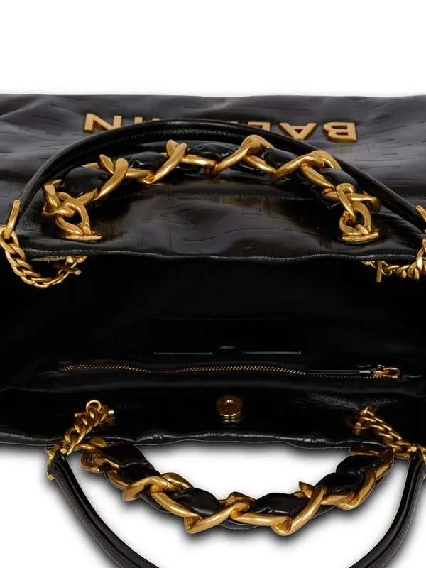 Balmain 1945 Leather Tote Bag