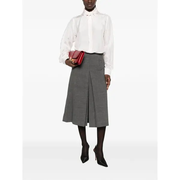 Prada Silk Button-up Shirt - Pink