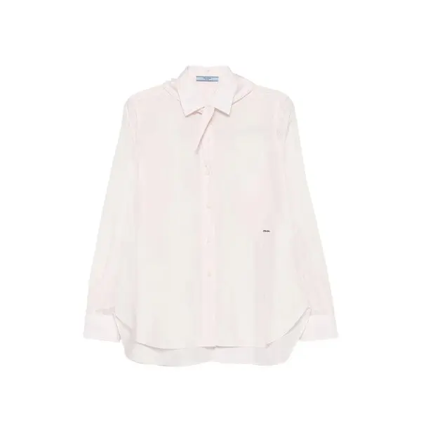 Prada Silk Button-up Shirt - Pink