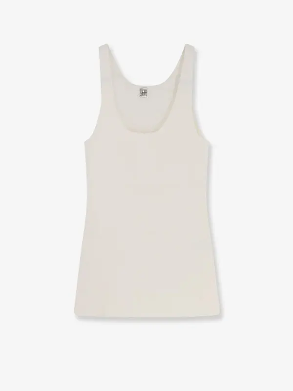 TOTEME Viscose Blend Tank Top - White