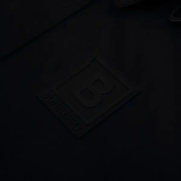Burberry Hooded Coat With Logo Detail