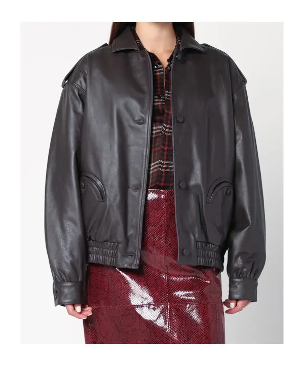 BLAZÉ MILANO Charlie Ares Bomber Jacket - Black