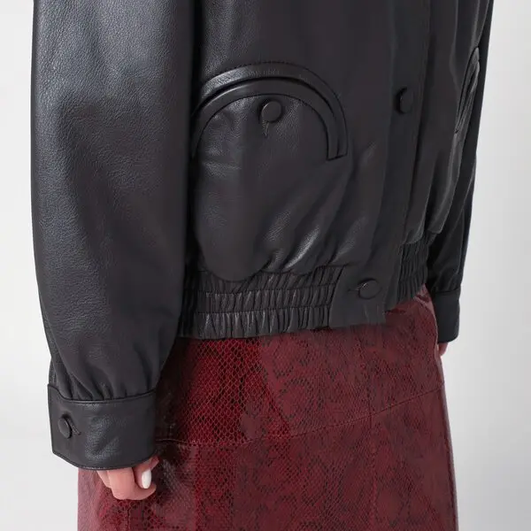 BLAZÉ MILANO Charlie Ares Bomber Jacket - Black
