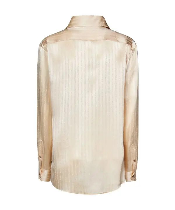 TOM FORD Whitney Striped Fluid Shirt