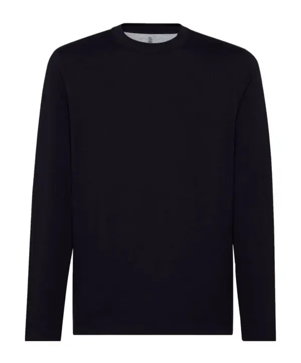 Brunello Cucinelli Long Sleeved Crewneck T-shirt