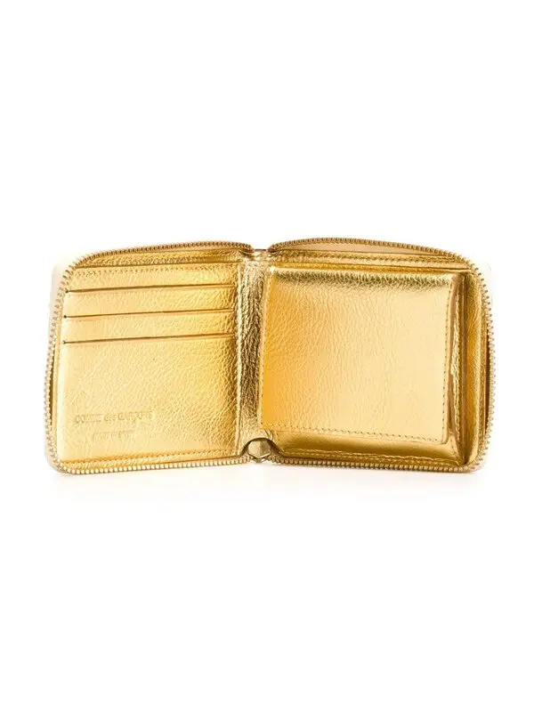 Comme Des Garçons Metallic Effect Wallet
