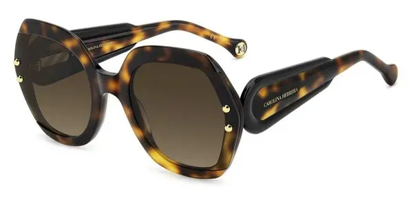 Carolina Herrera Oversized Butterfly Frame Full Rim Sunglasses