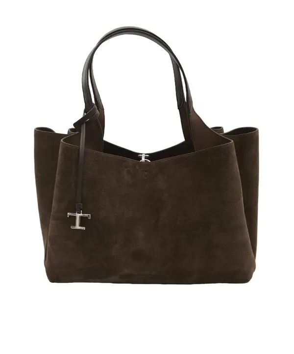TOD'S Medium Shopping Bag - Dark Brown