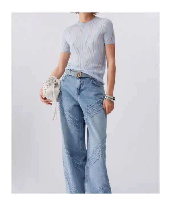 Liu Jo Short-sleeve Round-neck Top