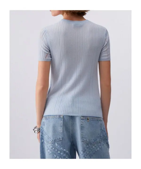 Liu Jo Short-sleeve Round-neck Top