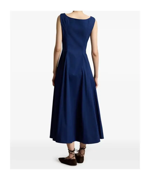 Polo Ralph Lauren Boat-neck Buttoned Maxi Dress