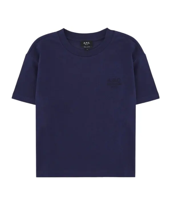 A.p.c. Logo Crewneck T-shirt - Blue
