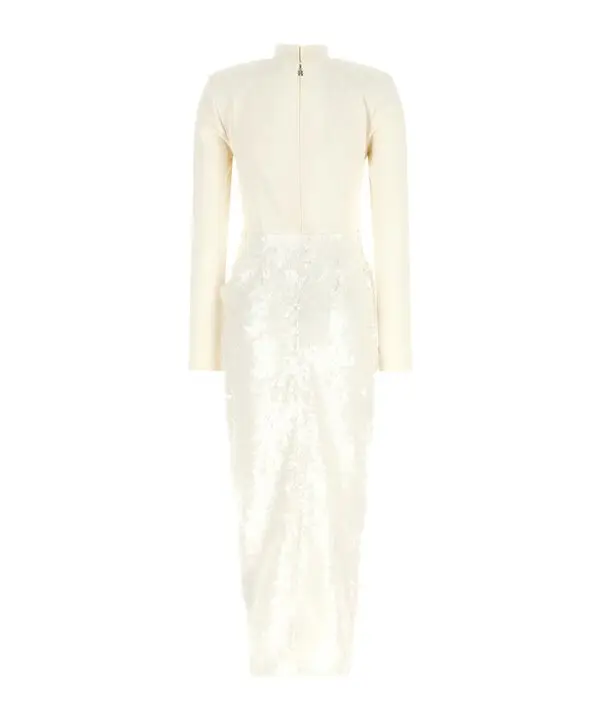 ROTATE BY BIRGER CHRISTENSEN Knotted Midi Dress