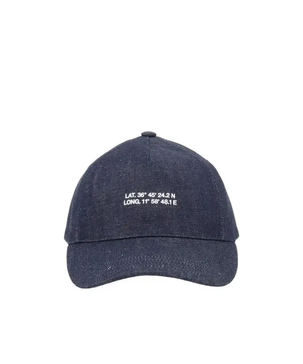 A.p.c. Embroidered Baseball Hat - Blue
