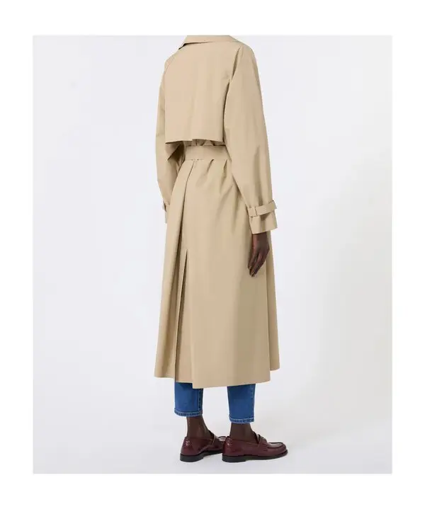 Max Mara Long Water-repellent Technical Trench Coat