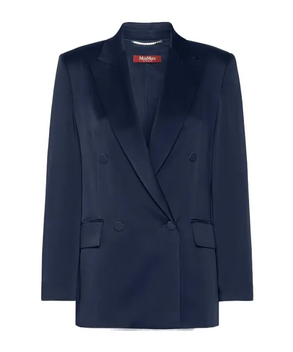 Max Mara Arca Double-breasted Blazer - Midnight Blue