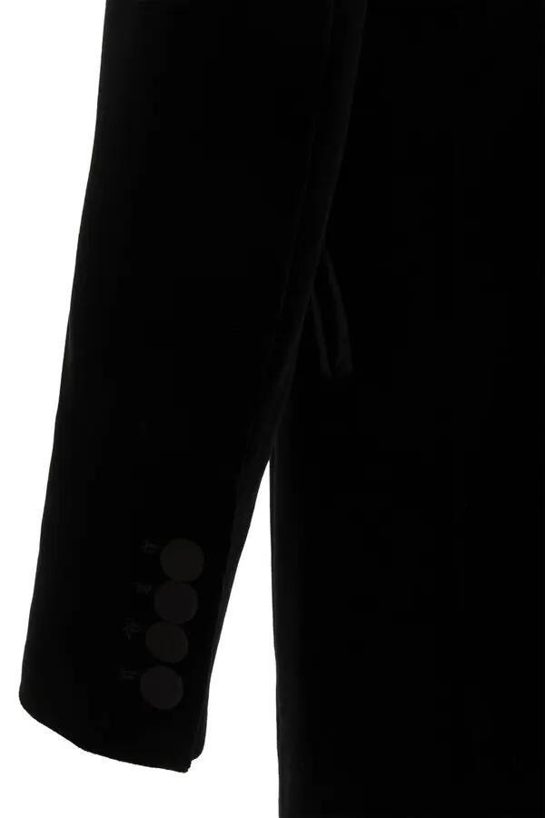 BLAZÉ MILANO Everyday Double-breasted Velvet Blazer