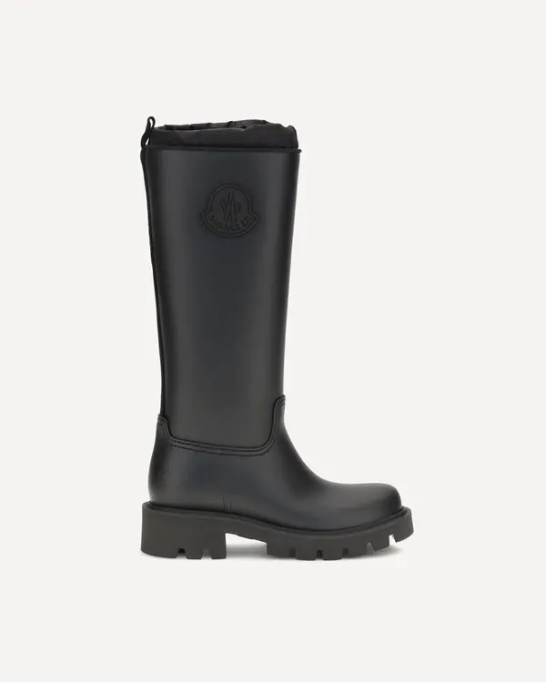 Moncler Waterproof Knee-high Boots With Drawstring Closure