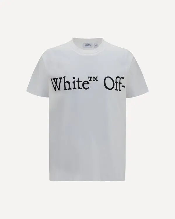 Off-White Bookish Scarf T-shirt - White