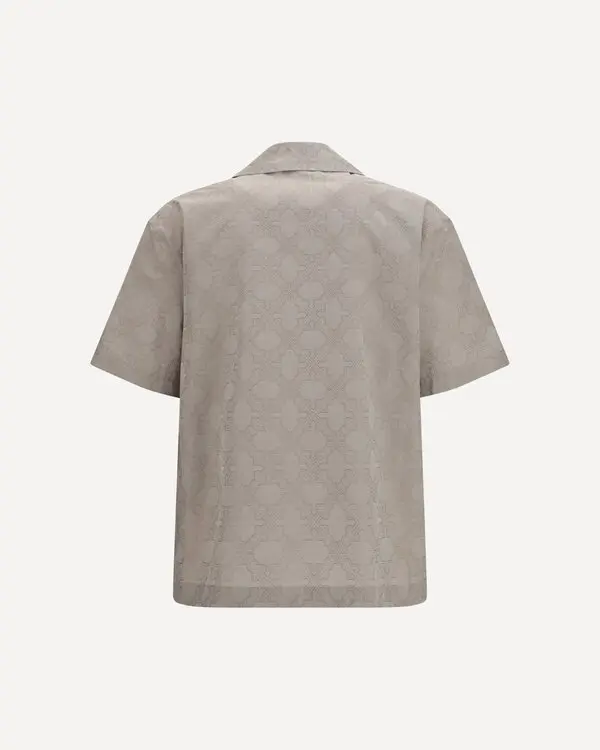 Off-White Arrow Monogram Shirt - Beige