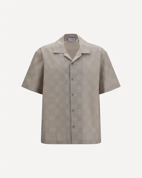 Off-White Arrow Monogram Shirt - Beige