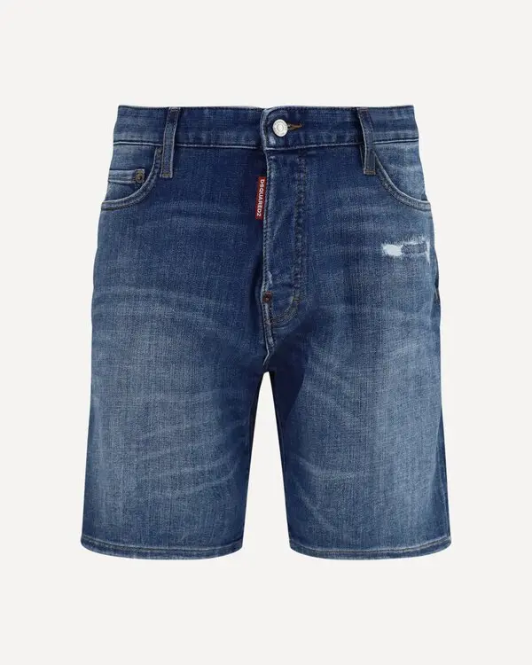 Dsquared2 Marine Short Denim Bermuda Shorts - Blue