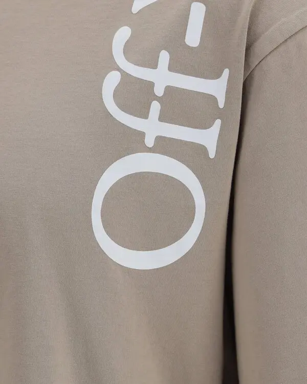 Off-White Vertical Bookish Skate T-shirt Ale - Beige