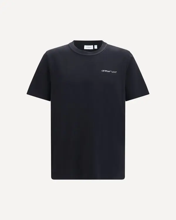 Off-White Logo Quote T-hirt - Black