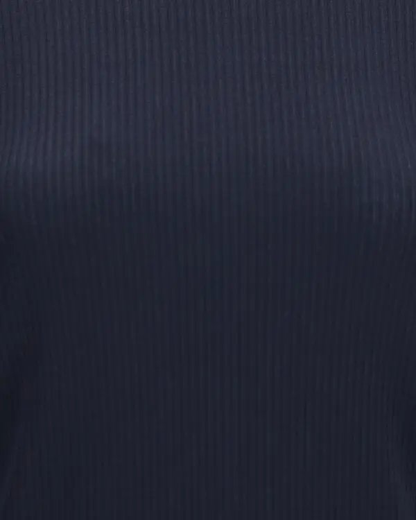 Max Mara Ribbed Long Sleeve Crewneck Sweater - Blue