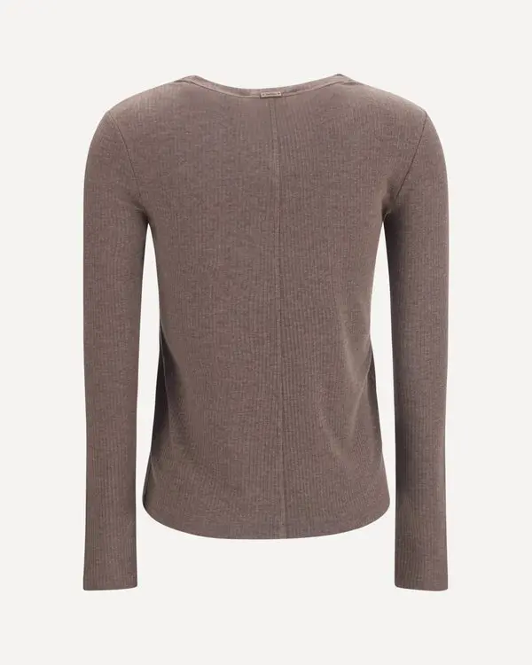 Max Mara Ribbed Long-sleeve Sweater - Brown