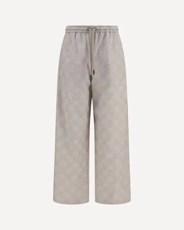 Off-White Arrow All-over Monogram Pants - Beige