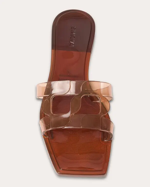 Simkhai Monogram Jelly Sandal