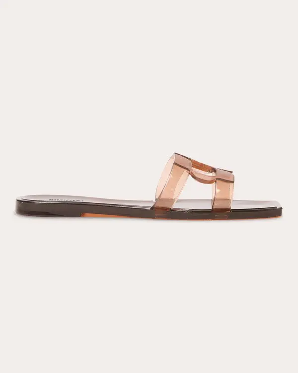 Simkhai Monogram Jelly Sandal