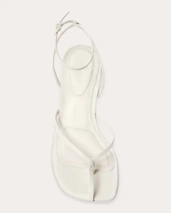 Simkhai Kelsey Leather Strappy Wedge Sandal