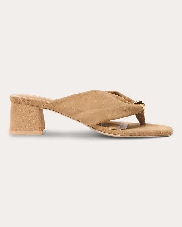 Simkhai Stella Suede Block Heel Sandal