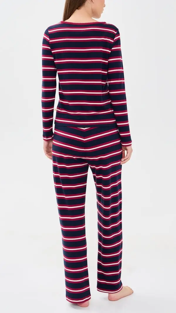 Morgan Lane Ellie Pajama Set - Rugby
