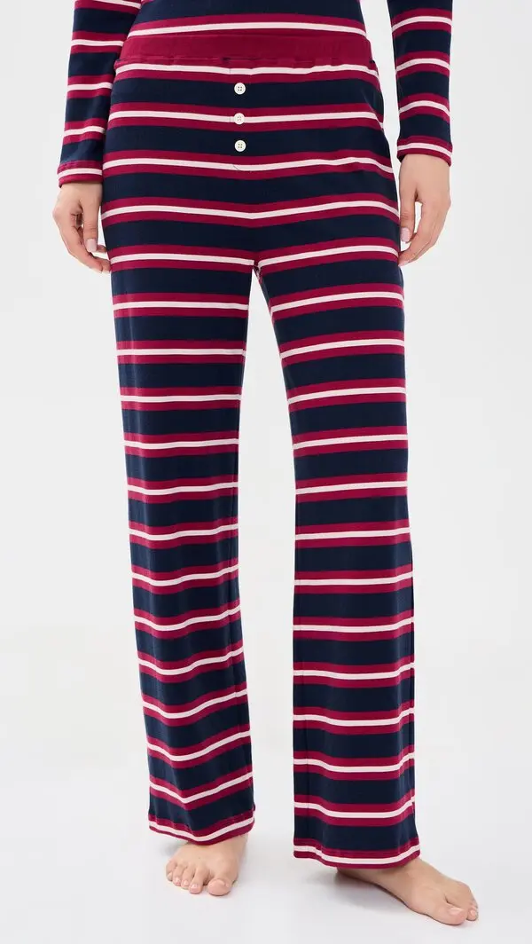 Morgan Lane Ellie Pajama Set - Rugby