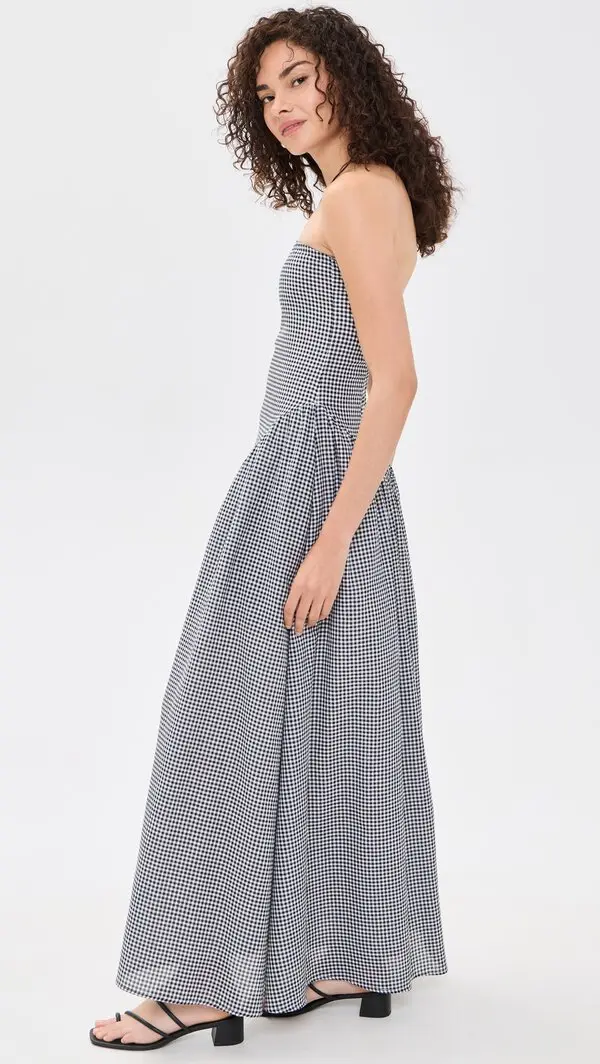 RESA Mackenzie Gingham Check Maxi Dress