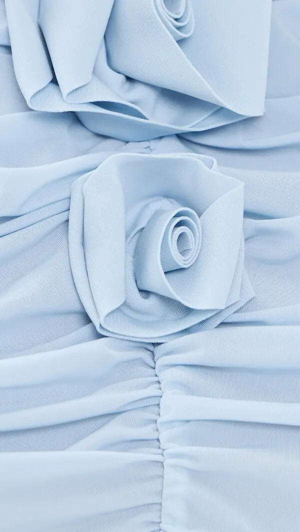 MAYGEL CORONEL Axis Ruched Halterneck Maxi Dress