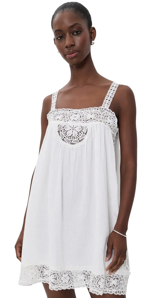 Sea Gardener Tank Dress - Cream
