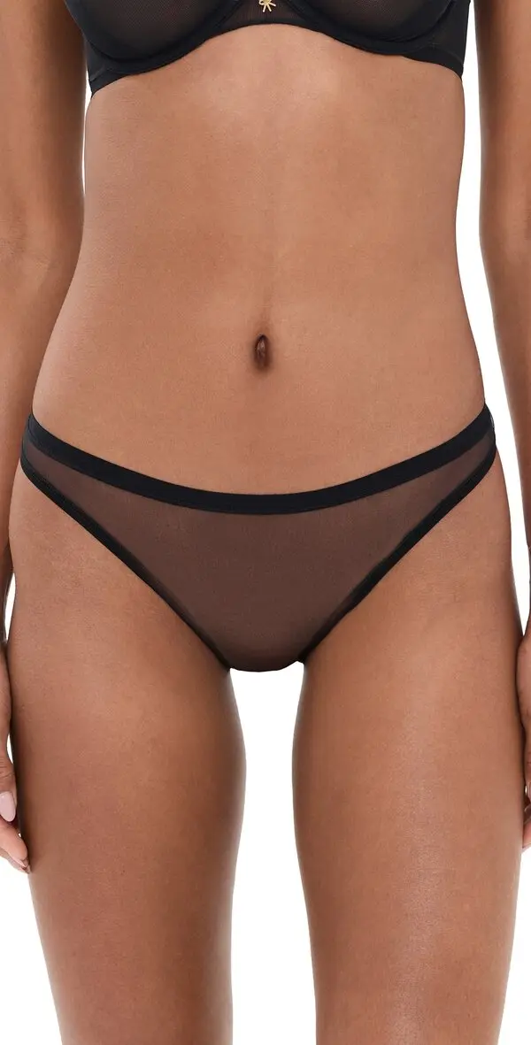 Cosabella Soire Iconic Thong Panties - Black