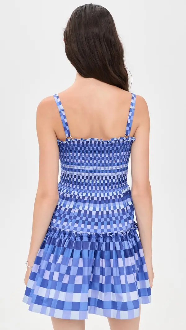 Hill House Home The Seraphina Mini Dress - Geo Gingham