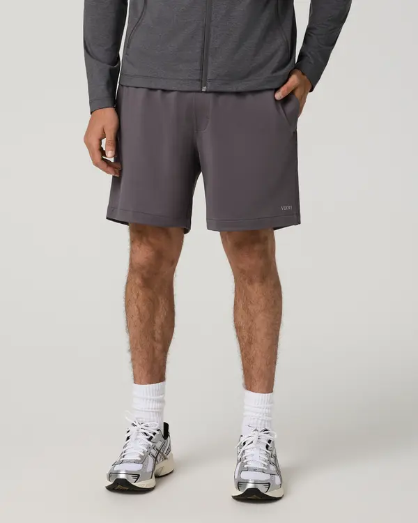Vuori Sunday Track Shorts - Gull Grey