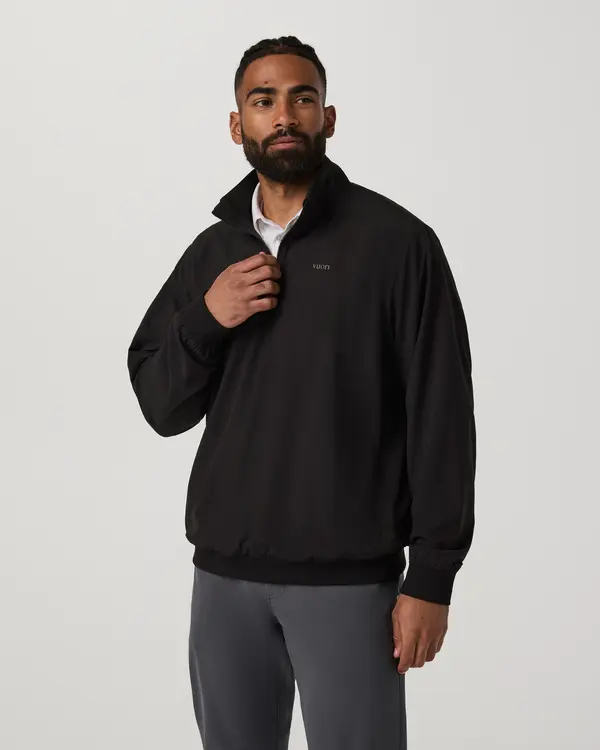 Vuori Venture Quarter Zip - Black